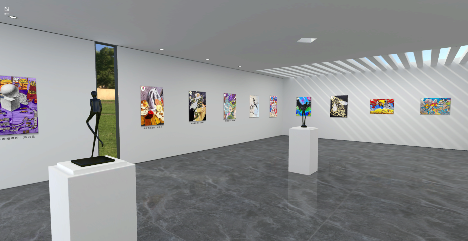 大鱼云展-线上艺术展览平台-免费更新3D虚拟美术展厅作品